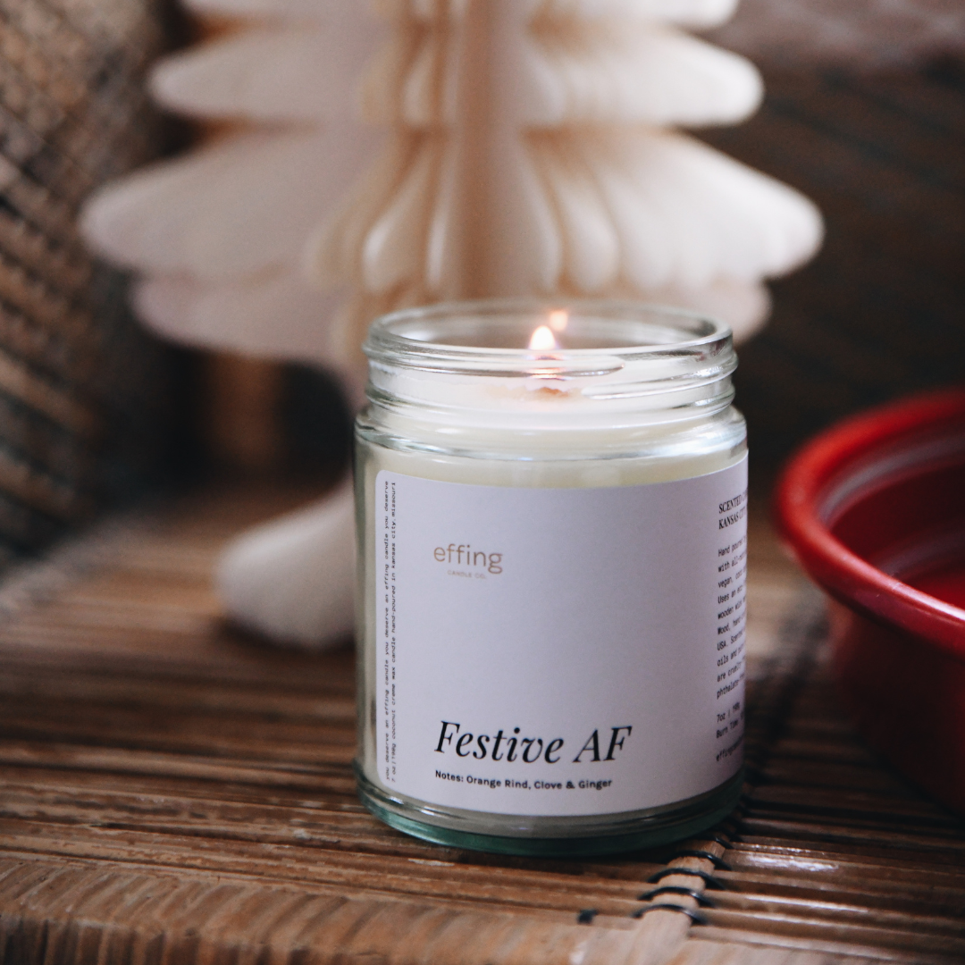 Festive AF Candle – Effing Candle Co.